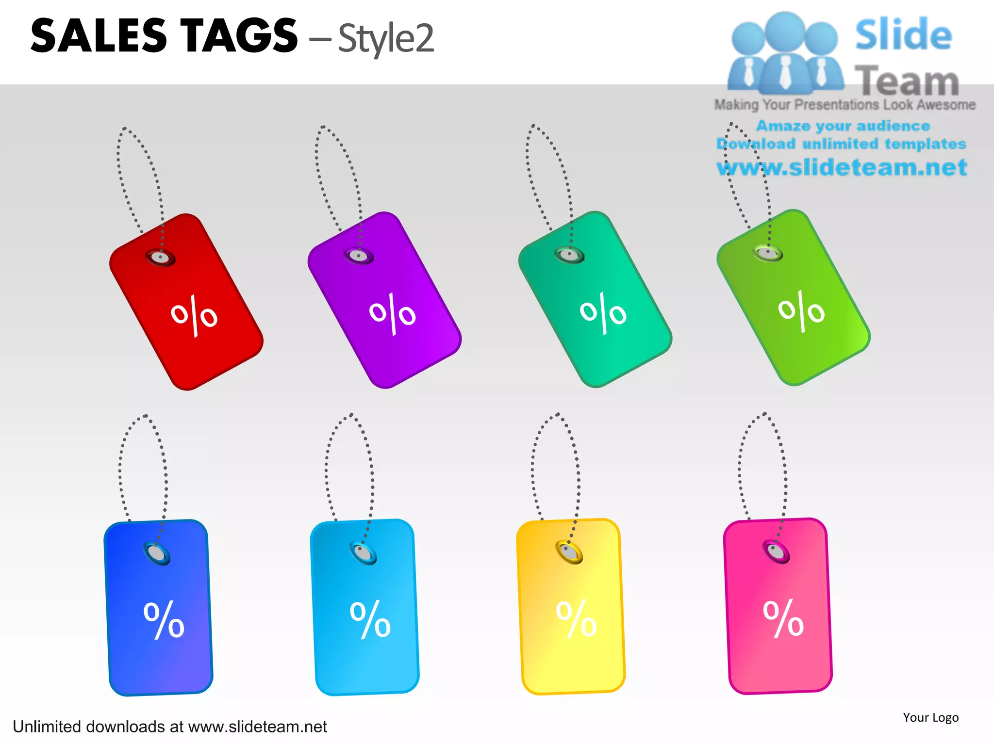 Discount sales tags power point clipart slides | PPT