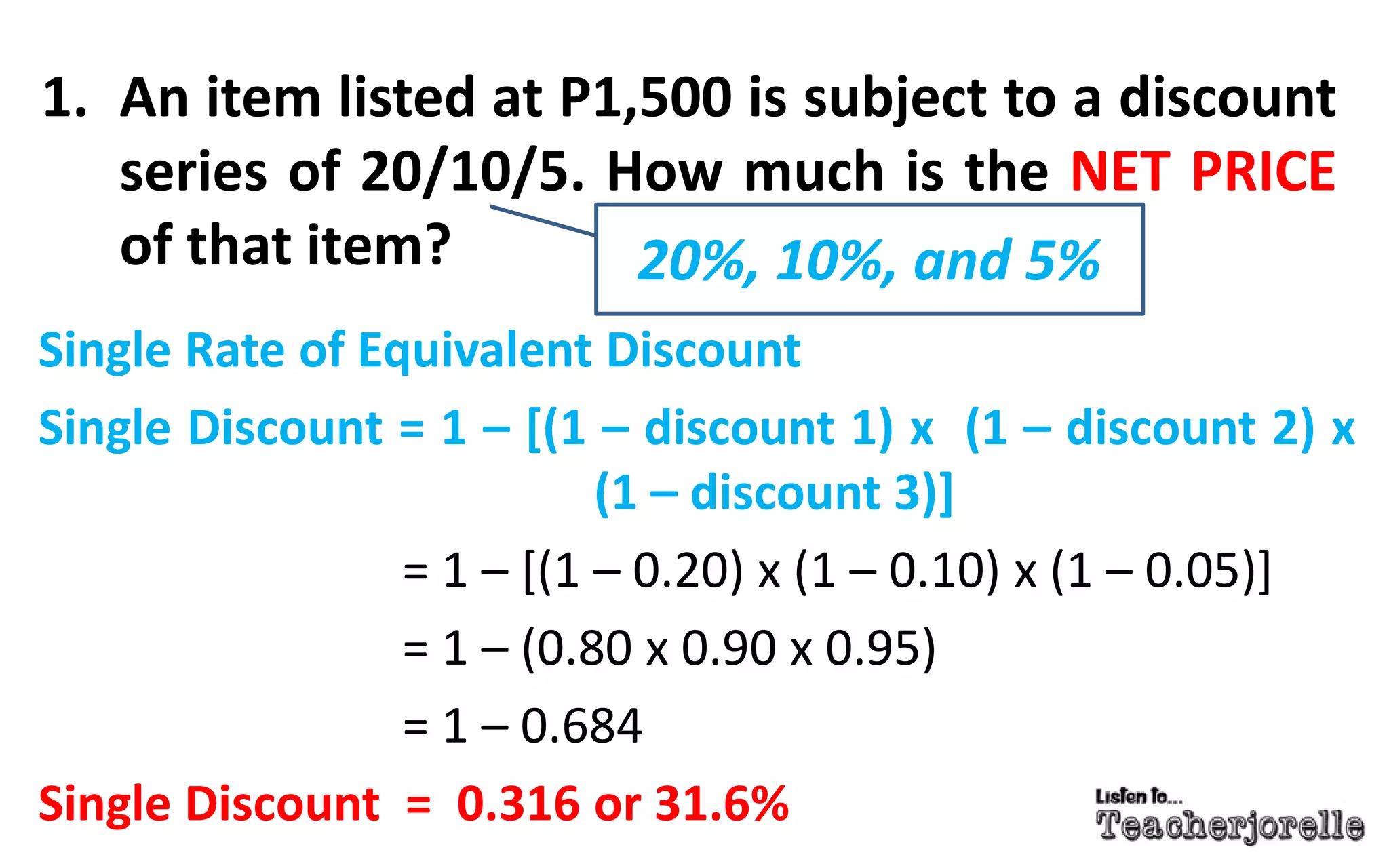 Discount series | PPTX