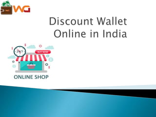 Discount wallet platform | PPTX