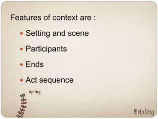 DISCOURSE The Role of Context in Interpretation | PPTX