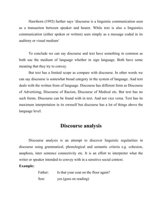 Discourse analysis-1225482185740463-9 | PDF