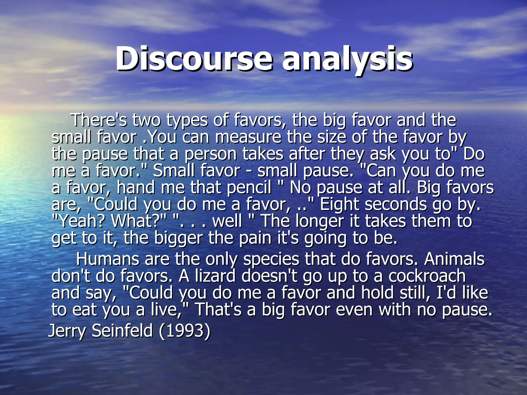 Discourse analysis | PPT