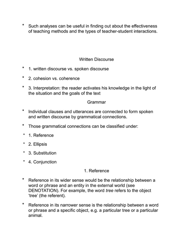 Discourse analysis | PDF