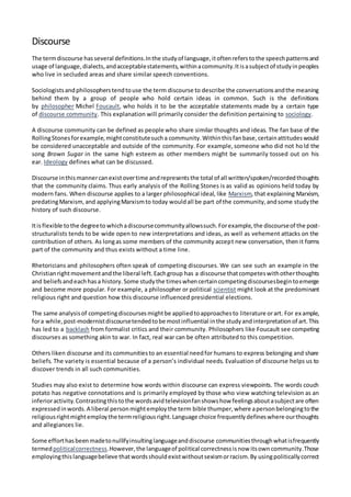 Discourse analysis | PDF
