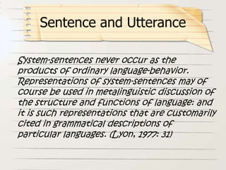 Discourse analysis (Linguistics Forms and Functions) | PPTX