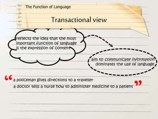 Discourse analysis (Linguistics Forms and Functions) | PPTX