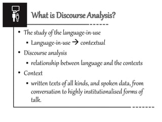 Introduction to Discourse analysis | PPT