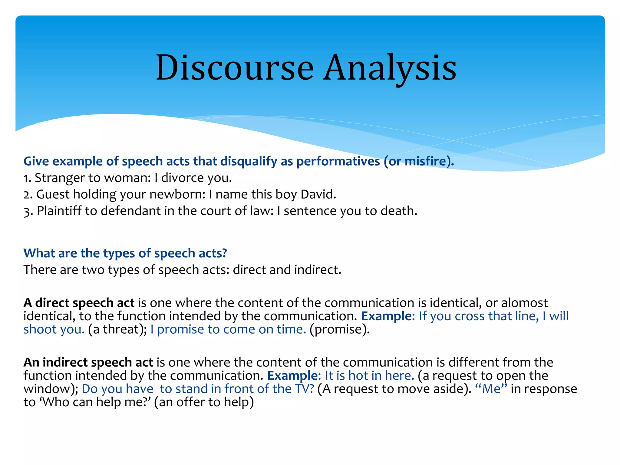 Discourse analysis | PPTX