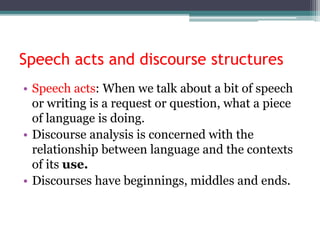 Discourse analysis | PPT