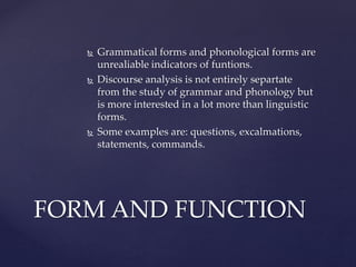 Discourse analysis | PPT