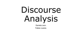 Discourse analysis | PPT