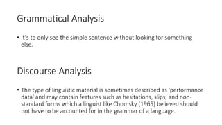 Discourse analysis | PPT