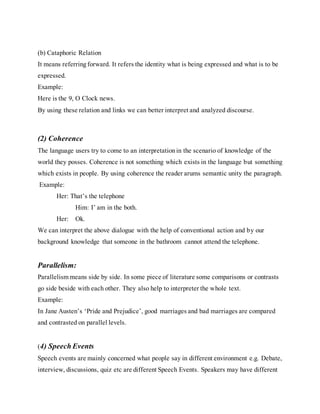 Discourse analysis | DOCX