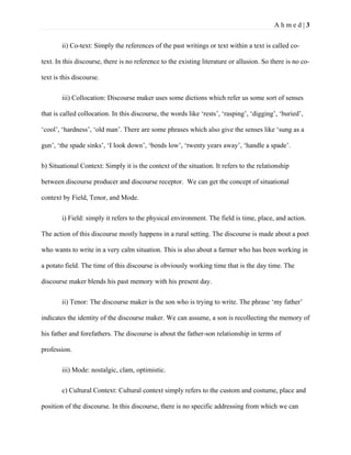 Discourse Analysis | PDF