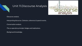 Discourse analysis | PPT