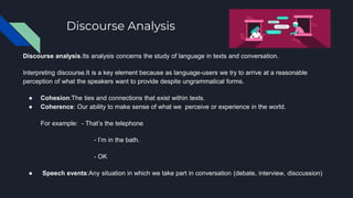 Discourse analysis | PPT