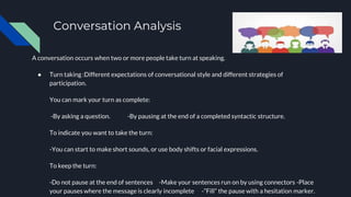 Chapter 11: Discourse analysis | PPTX