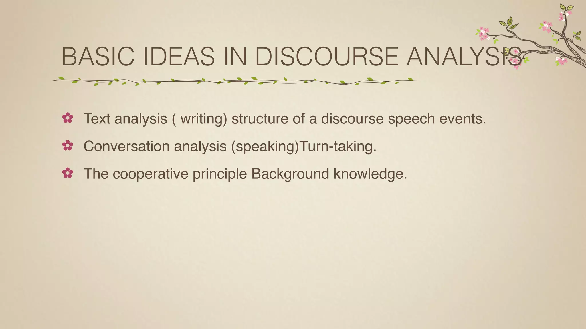 Discourse analysis | PDF