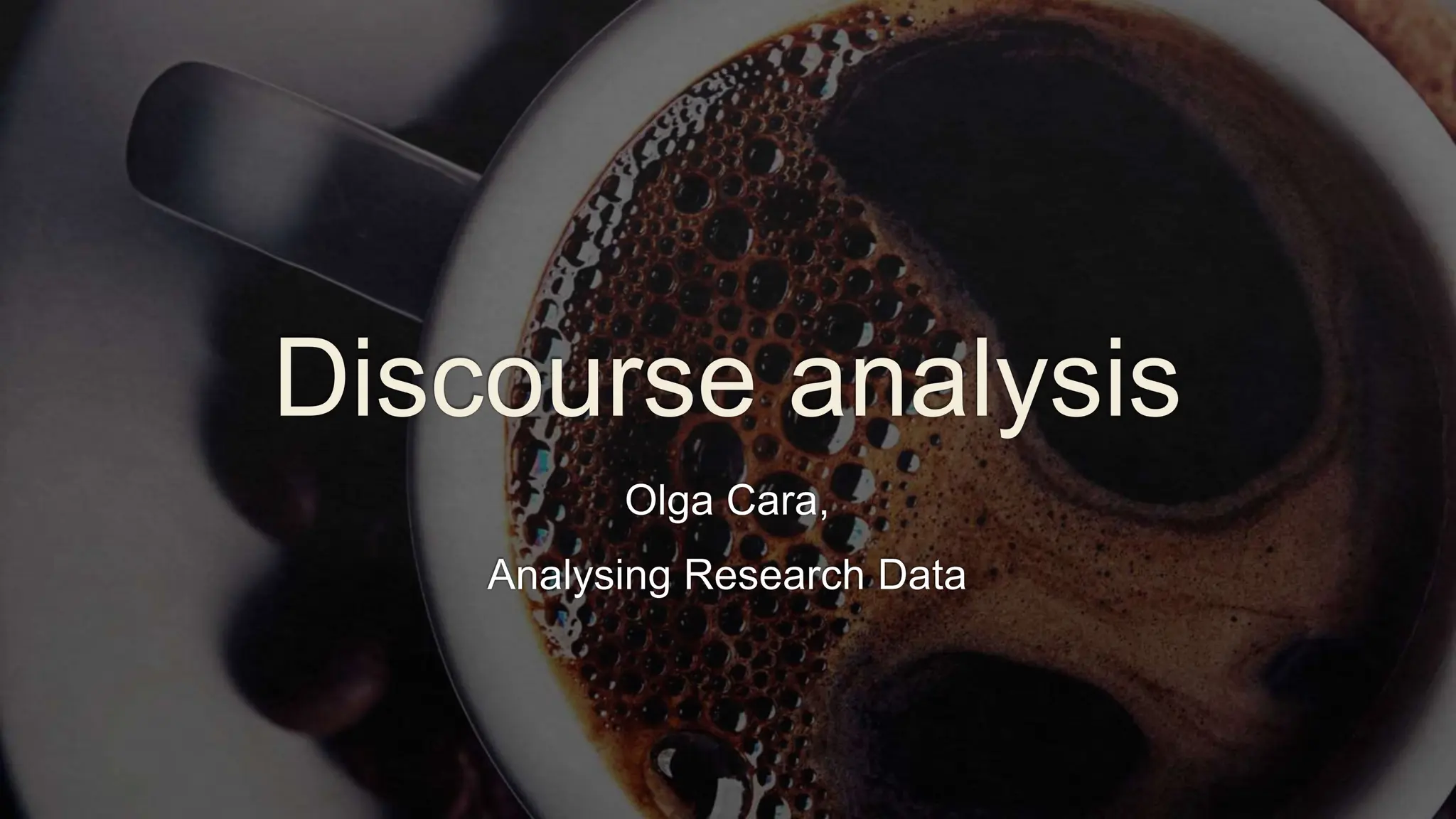 Discourse analysis in social science research | PPT