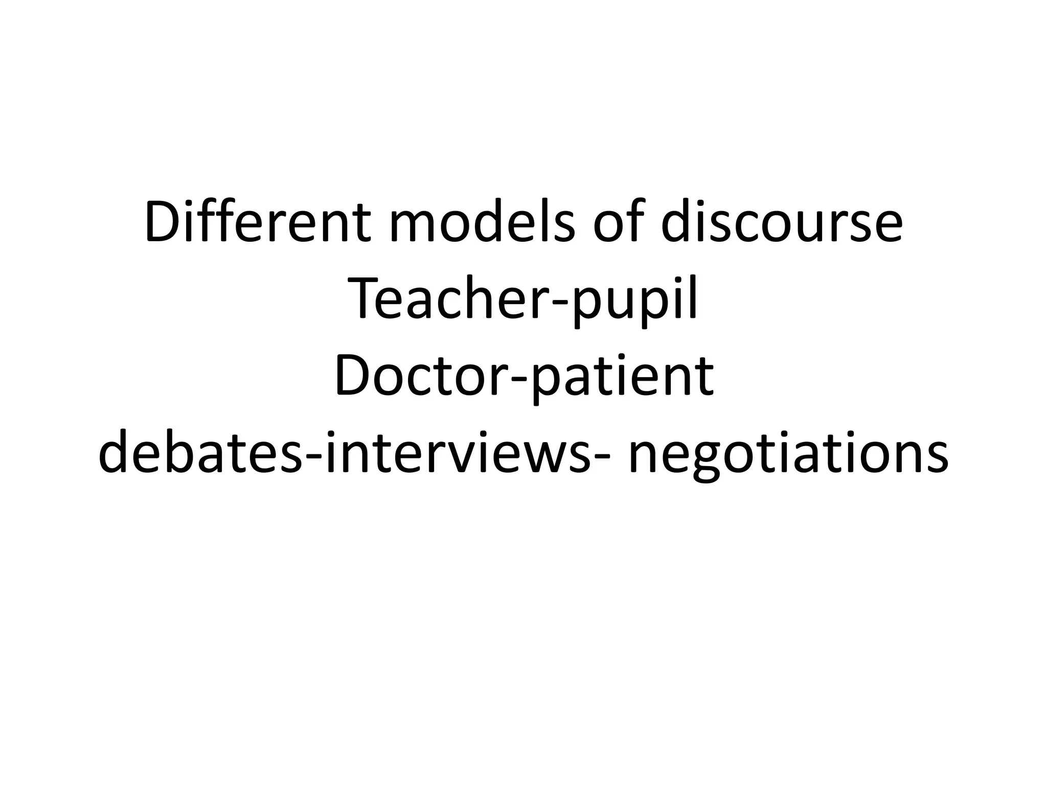 Discourse Analysis Simple Introduction Pptx Ppt Free Download