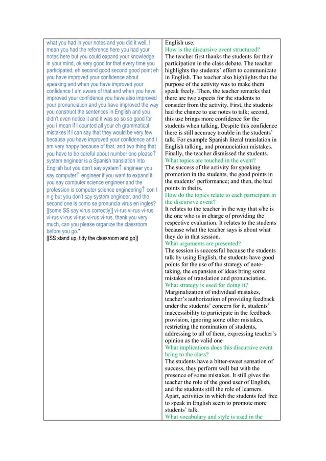 Discourse analysis cda summary | PDF