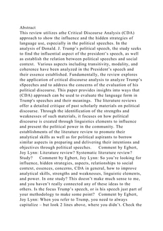 DISCOURSE ANALYSIS-M. Alshammari3IntroductionThe main re.docx