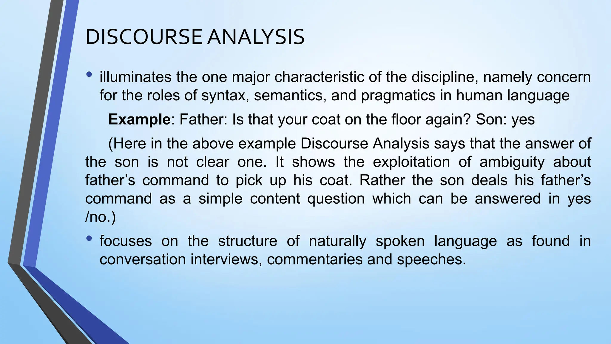 Discourse Analysis In Language Report Pdf