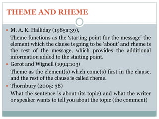 Discourse analysis and grammar | PPTX