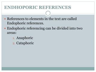 Discourse analysis and grammar | PPTX