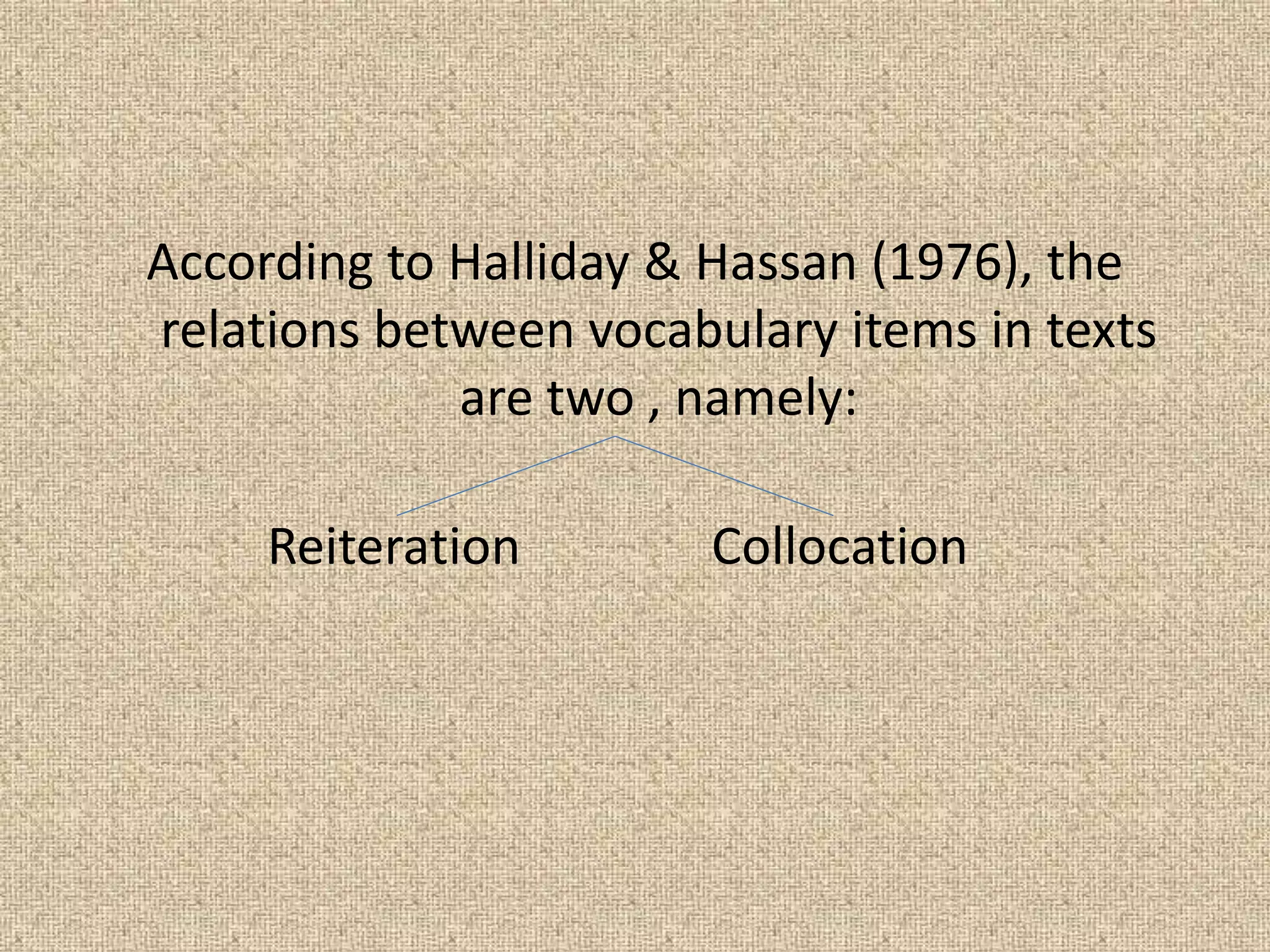 Discourse analysis and vocabulary | PPTX