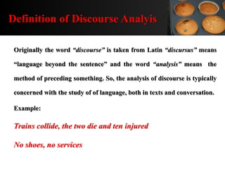 Discourse analysis by naveed ali | PPT
