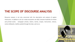 Discourse analysis for teachers | PPTX