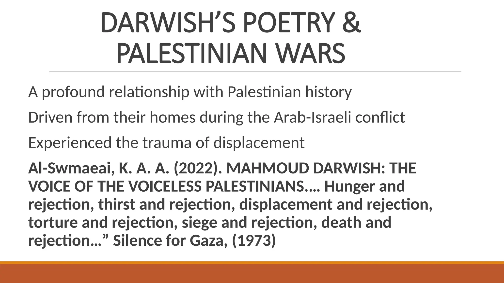 DISCOURSE ANALYSIS OF MAHMOUD DARWISH'S POEMS (EZZAH).pptx