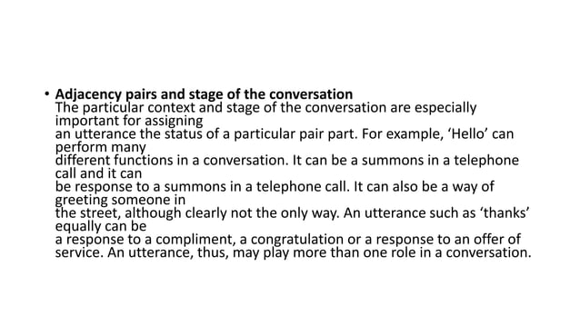 Discourse and conversation | PPTX