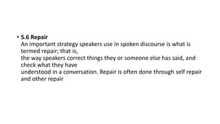 Discourse and conversation | PPTX