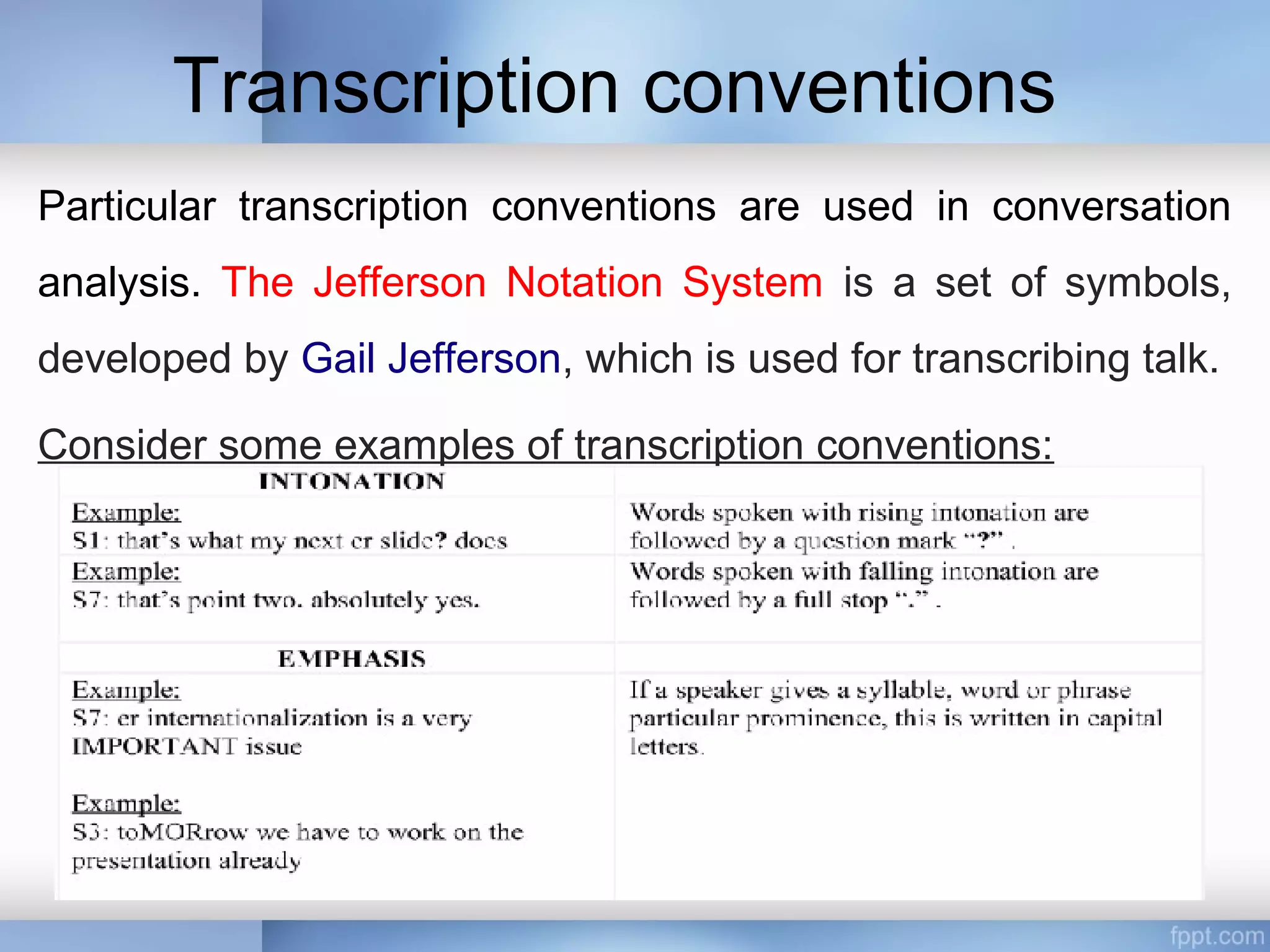 Discourse and conversation | PPT