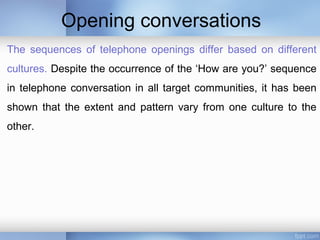 Discourse and conversation | PPT