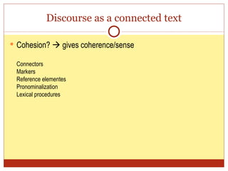 Discourse and corpus | PPT