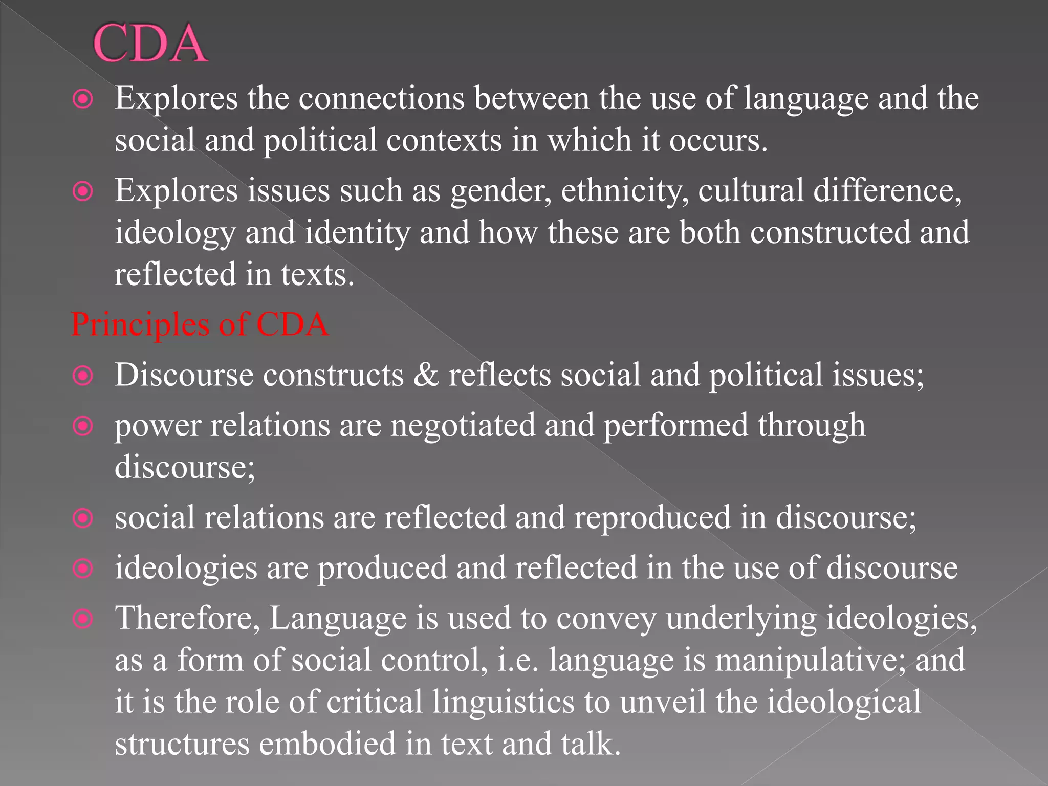 Discourse and power | PPTX