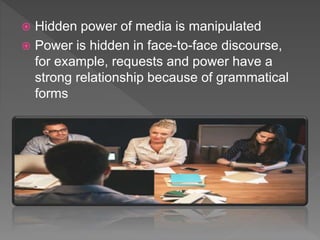 Discourse and power | PPTX