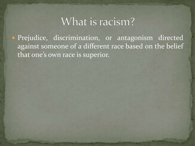 Discourse and racism (2) | PPTX | Debated Sensitive Social Issues ...