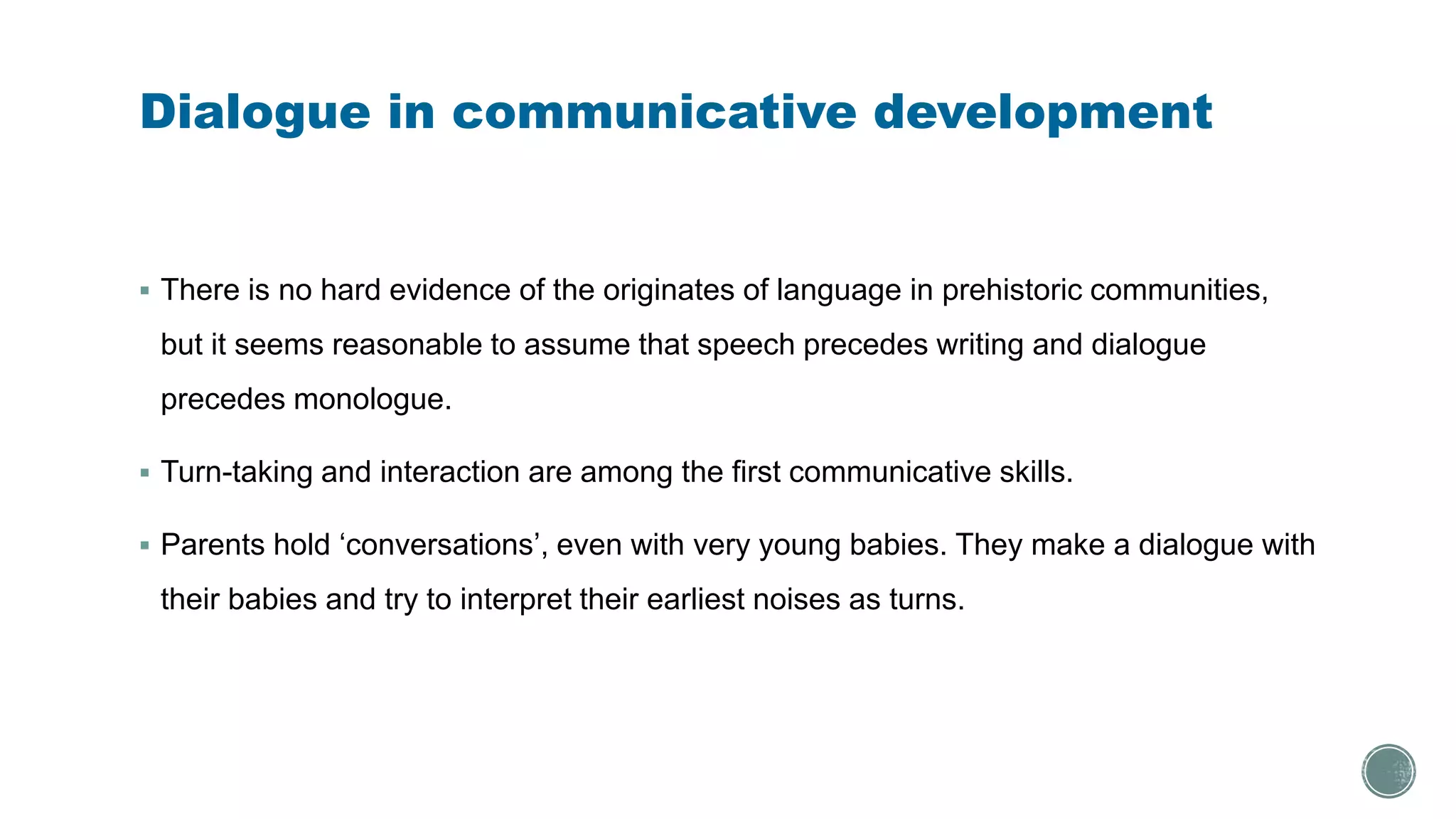 Discourse as dialogue | PPTX