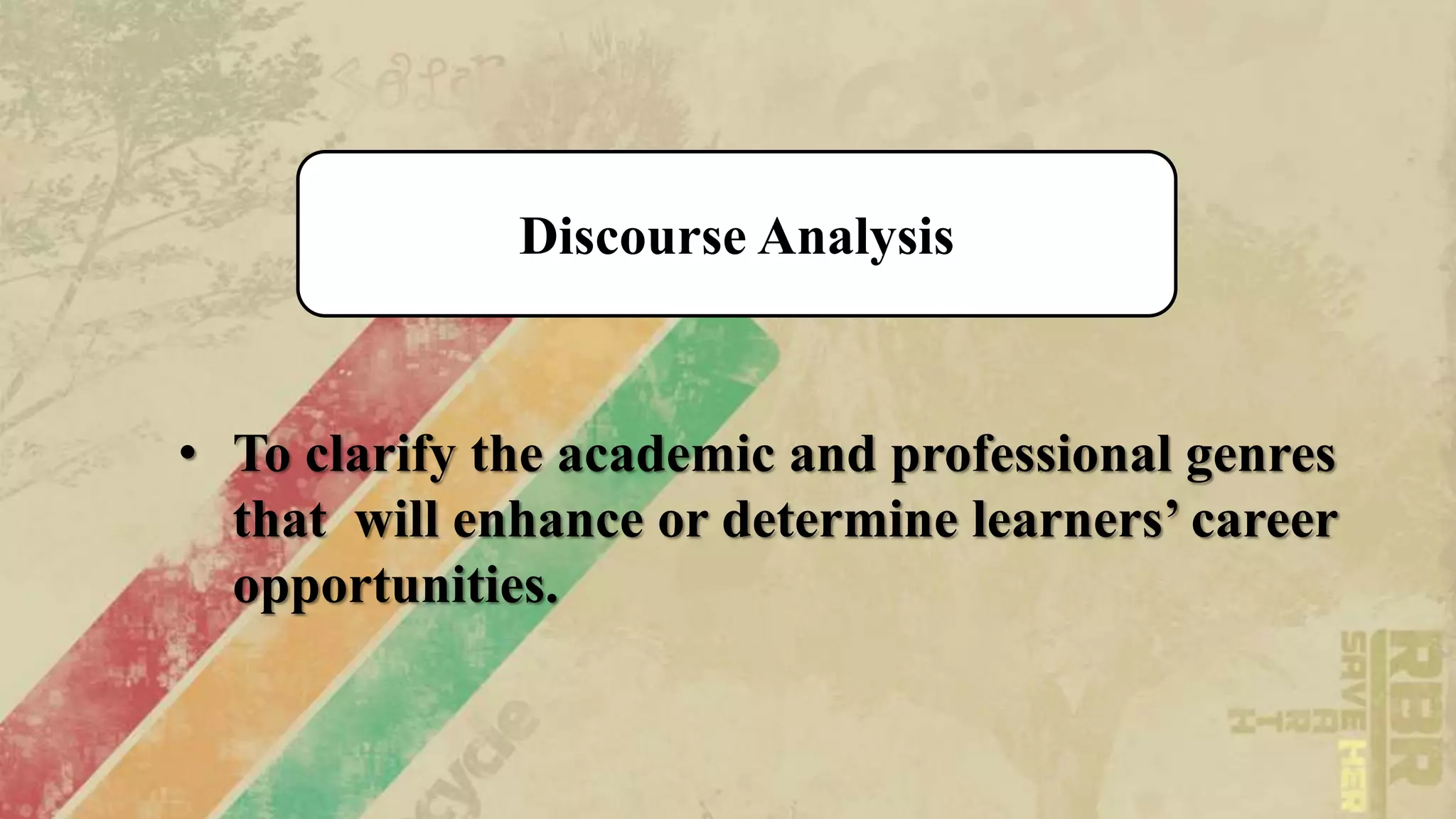 Discourse based approach | PPTX