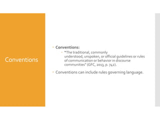 Discourse Communities | PPTX