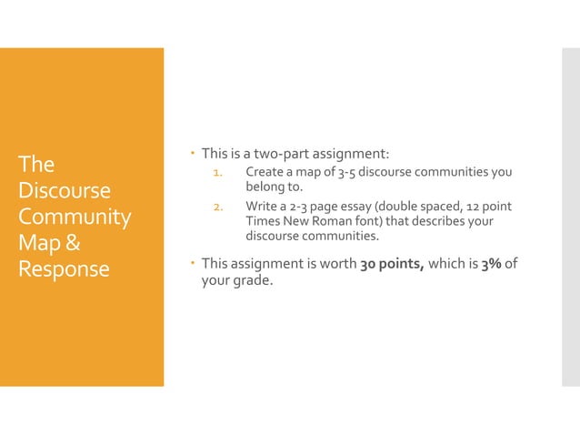 Discourse Communities | PPTX