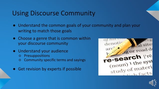 Discourse community | PPTX