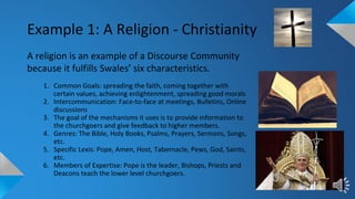 Discourse community | PPTX