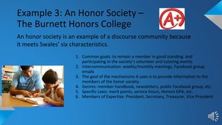 Discourse community | PPTX