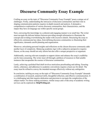 Discourse Community Essay Example.pdf