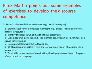 Discourse competence | PPTX